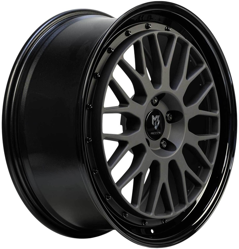 4 MB Design wheels LV1 7.0Jx17 ET35 4x100 SWMATT for VW Corrado e-UP ...