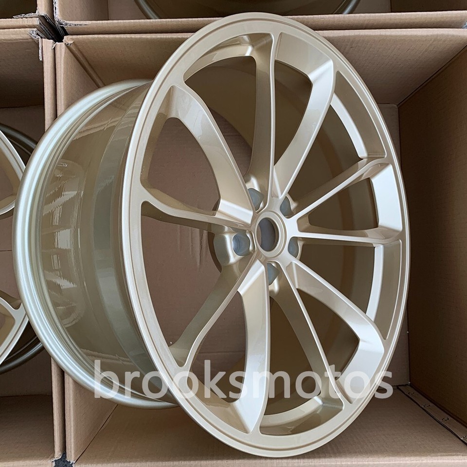 18" FORGED GOLD GT4 STYLE WHEELS RIMS FITS FOR PORSCHE CAYMAN 987 | eBay