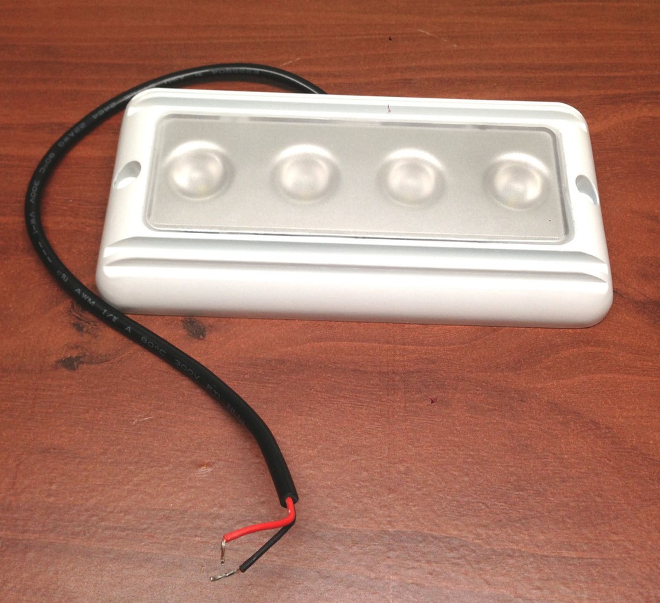 MARINE BOAT HIGH INTENSITY LED ENGINE ROOM LIGHT WHITE BRUSHED FINISH ...