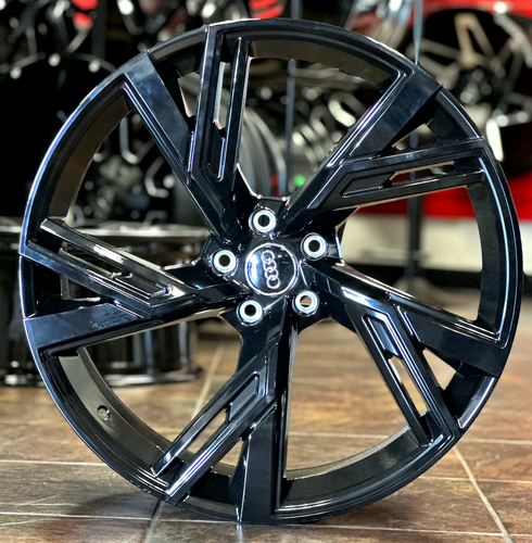 21'' inch Wheels fit Audi Q7 Q5 RS Style Gloss Black Wheels A7 A8 Atlas ...