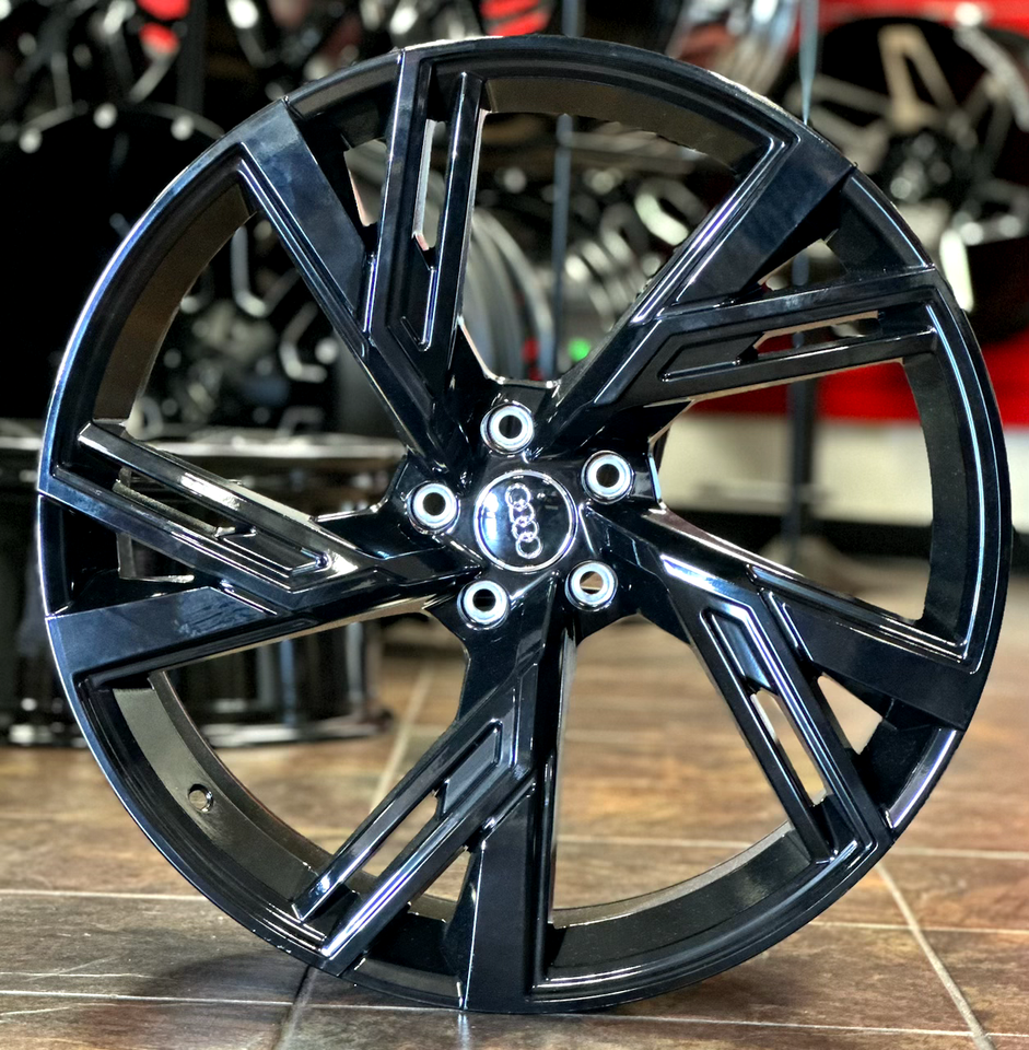 21'' inch Wheels fit Audi Q7 Q5 RS Style Gloss Black Wheels A7 A8 Atlas ...