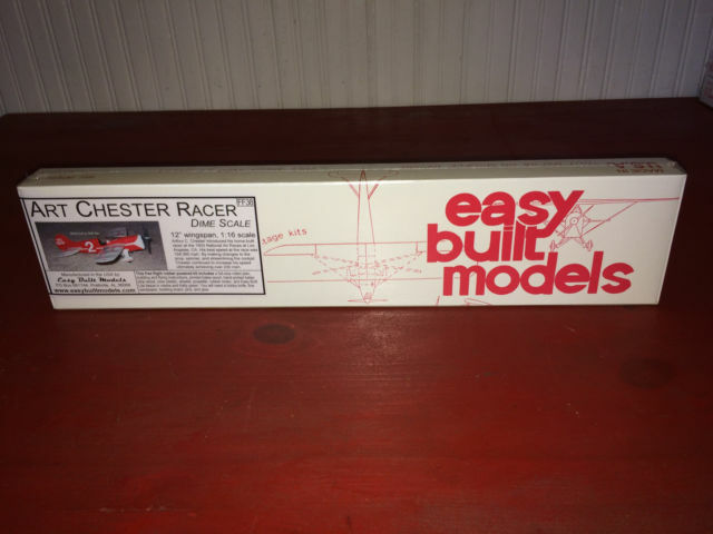 Easy Built Models Kit FF38 Art Chester Racer Flying Balsa Wood Model ...
