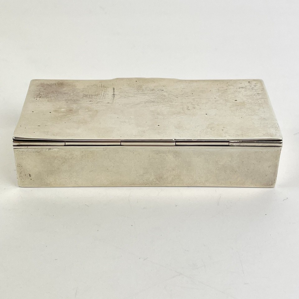 Antique Solid Sterling Silver Tiffany & Co Stamp Box 8.8cm X 4.2cm ...
