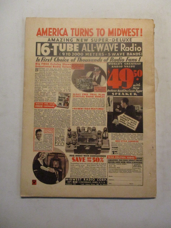 RADIO NEWS AND THE SHORT WAVE MAGAZINE MARCH 1934 ARCTIC RADION ...