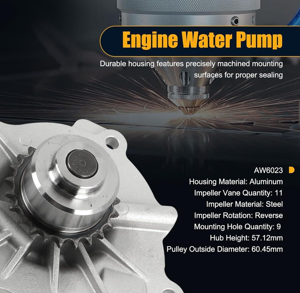 Timing Chain Water Pump w/Tools Set Fit 07-10 Ford Mercury 3.5L Lincoln ...