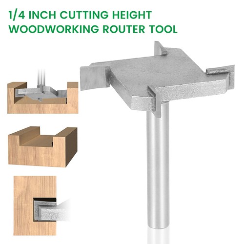 1/4'' CNC Spoilboard Surfacing Router Bit Flattening Cutter Woodwork ...