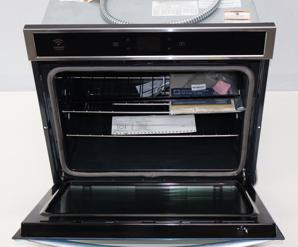 Whirlpool 30" Single Wall Oven 5 Cu. Ft. Built-In Electric in SS ...