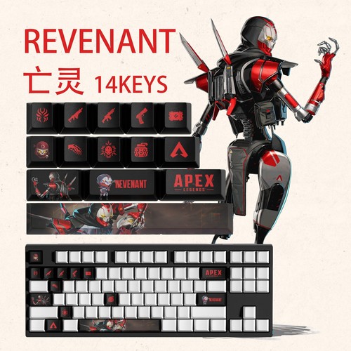 APEX keycaps REVENANT PBT sublimation keycaps 14-key OEM height | eBay