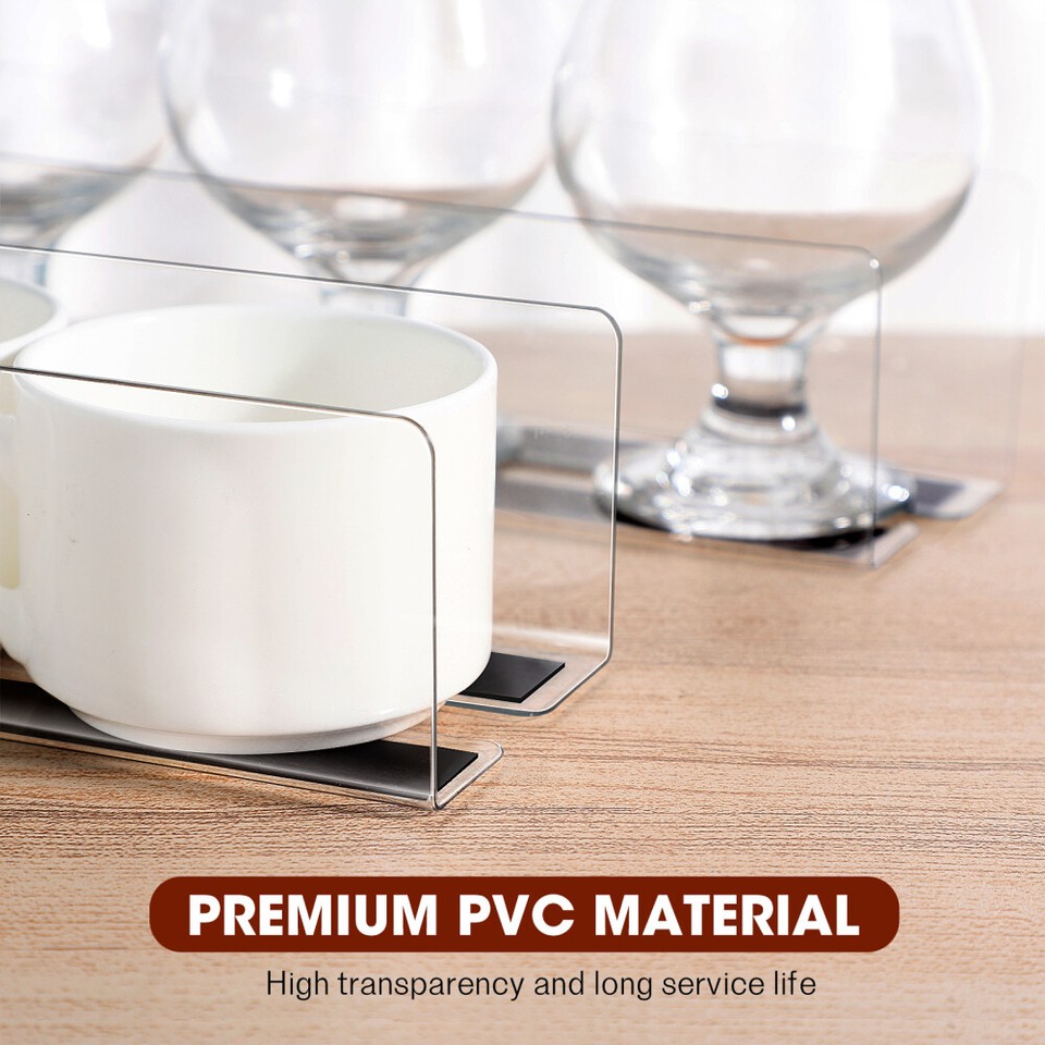 5pcs Shaped Side Divider Shelving Divider Clear Dividers Shelves | eBay