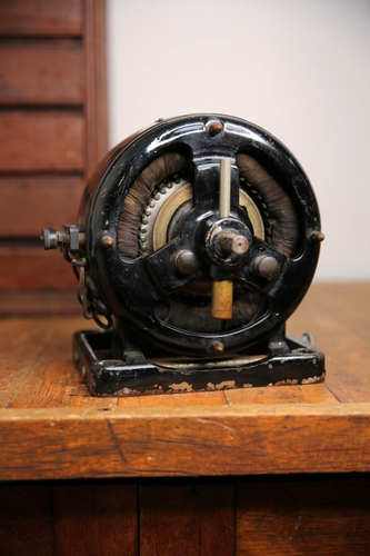 Antique Scott Alternating Electric Motor Fan Base tool pancake industrial RARE | eBay