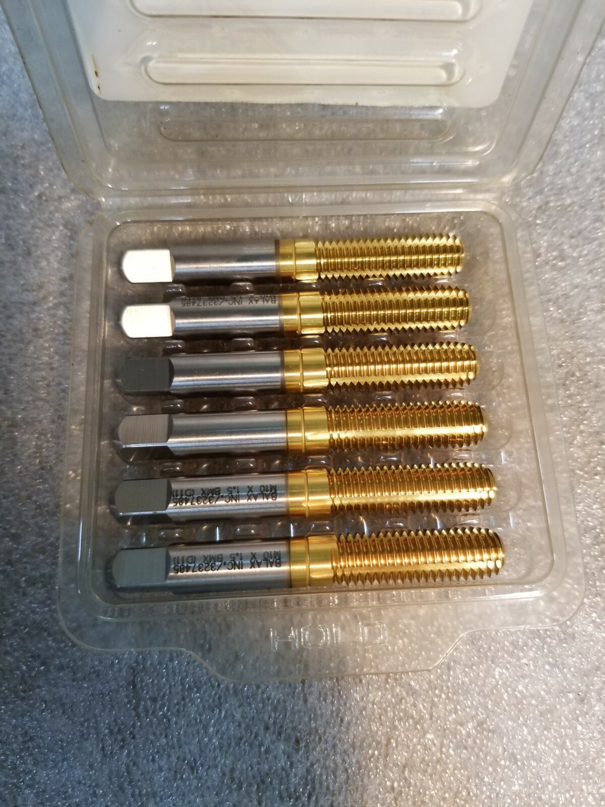 Balax Inc // Bottoming Form Taps (6) // M10 x 1.5 // TiN Coating // IPS ...
