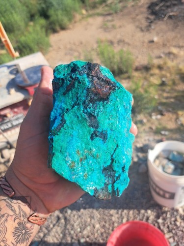 Arizona Chrysocolla Rough Specimen 2lbs Pics Shown Wet | eBay