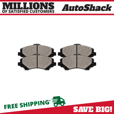 Front Performance Ceramic Brake Pad Kit for Jeep Wrangler Dodge Grand ...