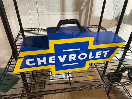 Chevrolet Steel Metal Toolbox Go Box GM Chevy | eBay