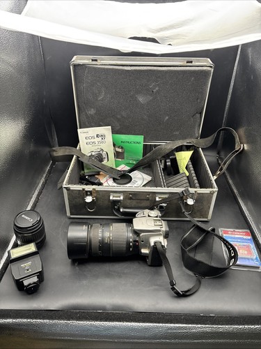 Cannon EOS Rebel XT 350D Digital Camera W/Accesories &Case TAMRON ...