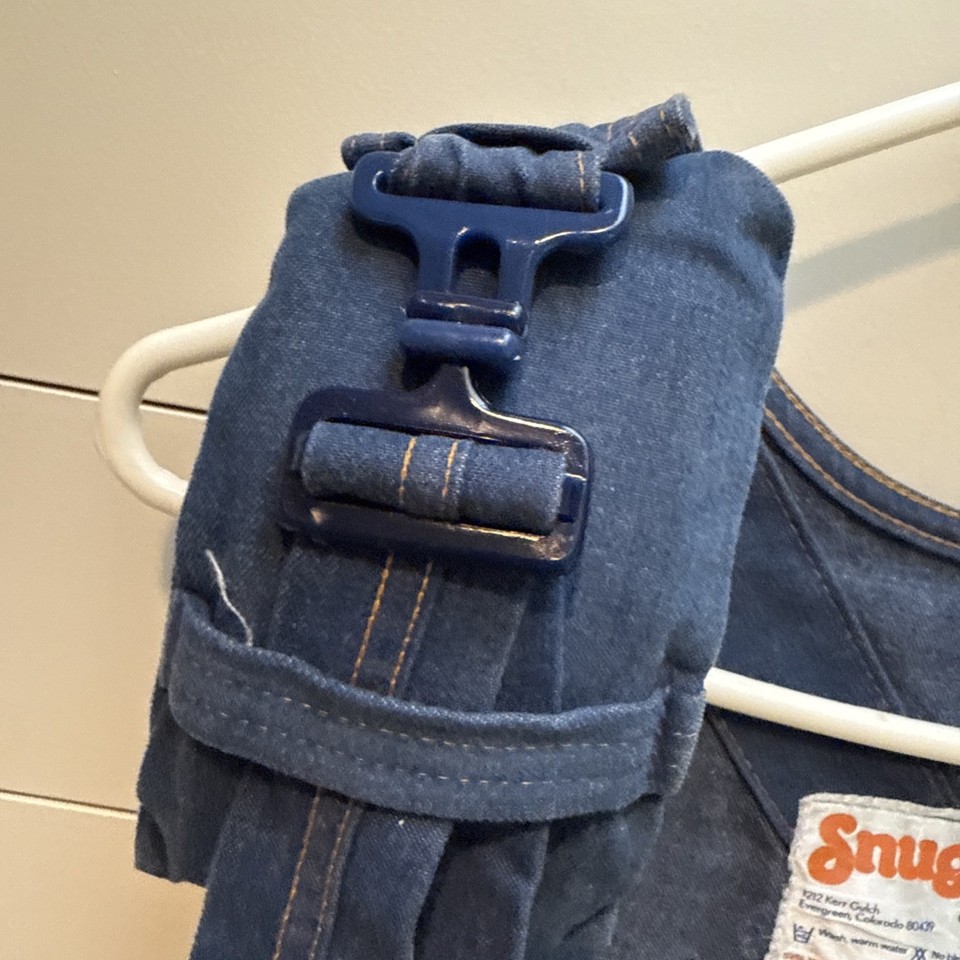 Vintage 70's 80s Snugli 2 Baby Carrier Blue Denim Urban StreetStyle ...