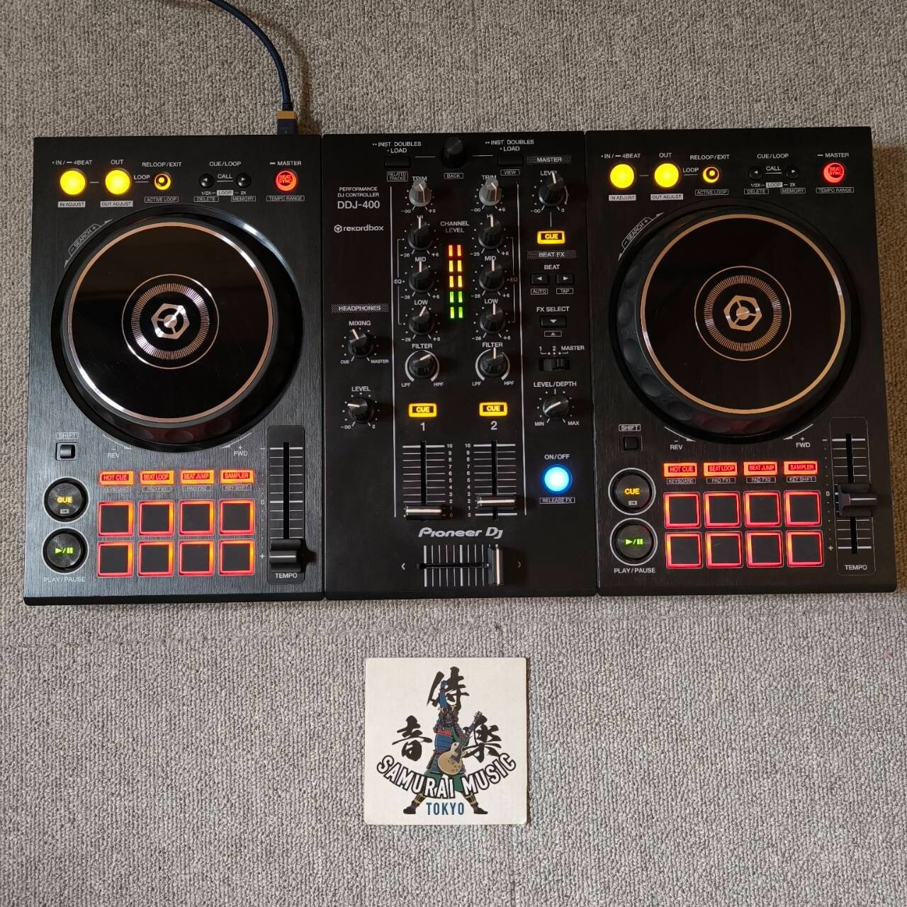 Pioneer DJ DDJ-400 DDJ4002-Channel 2ch DJ Controller W/ USB Cable Used ...