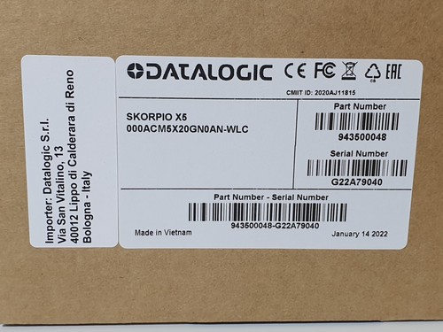 DATALOGIC Skorpio X5, kontaktlos, 2D, XLR, BT, WLAN, NFC, Num., Gun ...