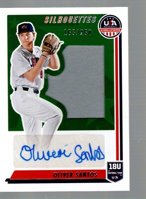 2022 USA Stars & Stripes Autograph Jersey #SIL-OS Oliver Santos /250 | eBay