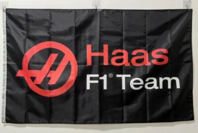 Haas Racing Flag Banner Formula F1 Team One Fast Man Car | Size 3x5 ft ...