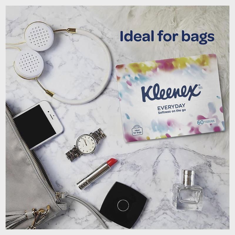 KLEENEX FACIAL TISSUE SOFT PACK 60 KLX F/TISSUE EVERYDAY SOFTNESS-ON ...