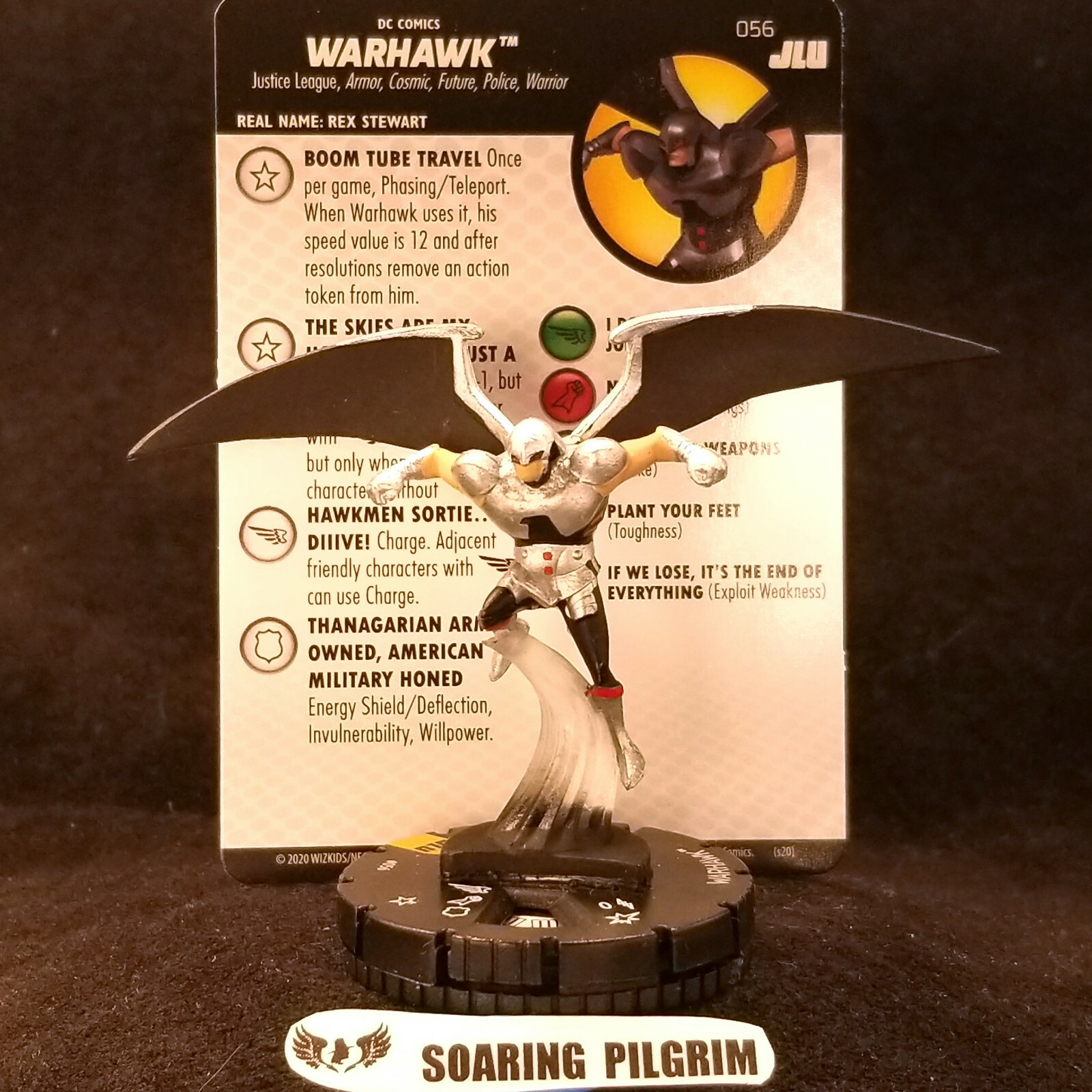 WARHAWK - 056 - SUPER RARE DC's Justice League Unlimited Heroclix #56 ...