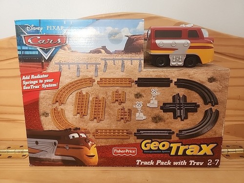 Fisher Price Disney Pixar Cars Geotrax Trev The Train Track Set Sealed ...