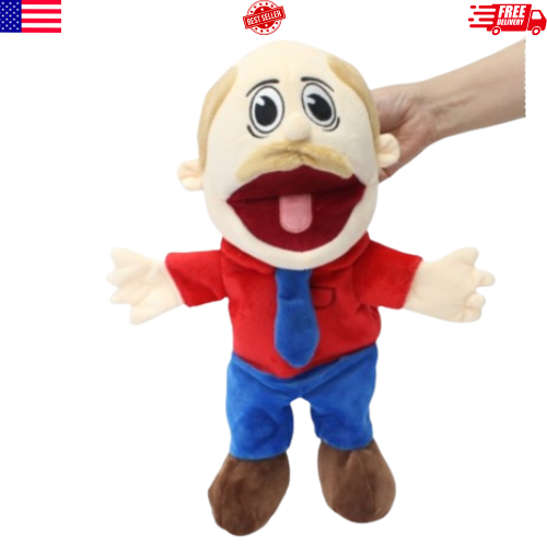 Jeffy’s Dad Marvin Hand Puppet Plush Super Mario 17" Stuffed Doll Kids ...