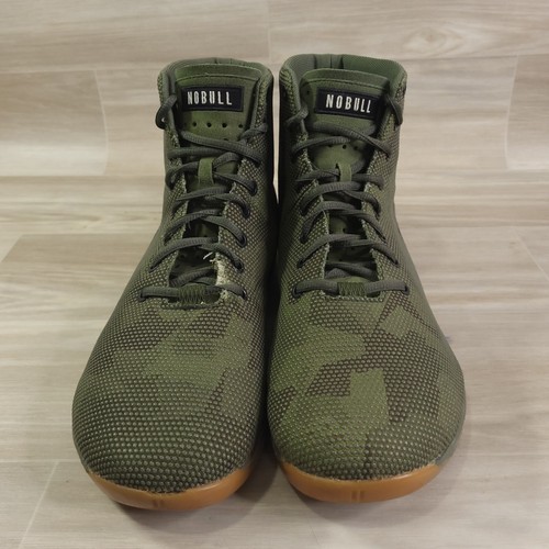 NoBull Camo High Top Trainer Sneaker Shoe Green Size 12 Lace Up Super ...