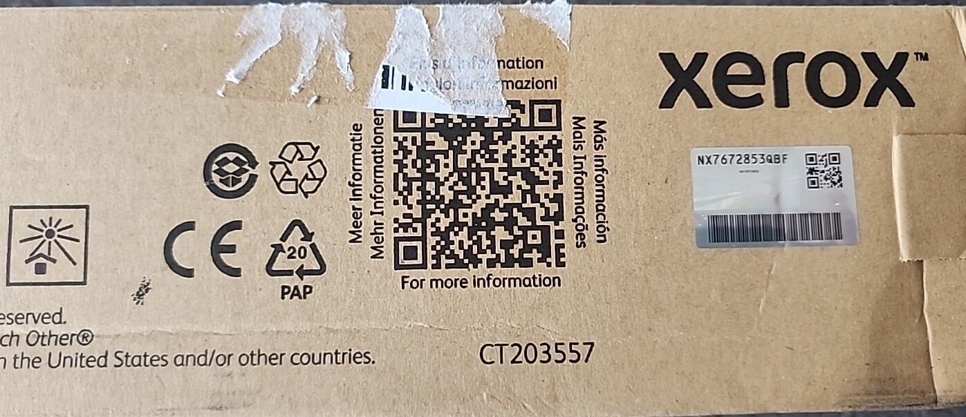 BLACK METERED Toner Xerox VersaLink C7120 C7125 C7130 Cartridge High ...