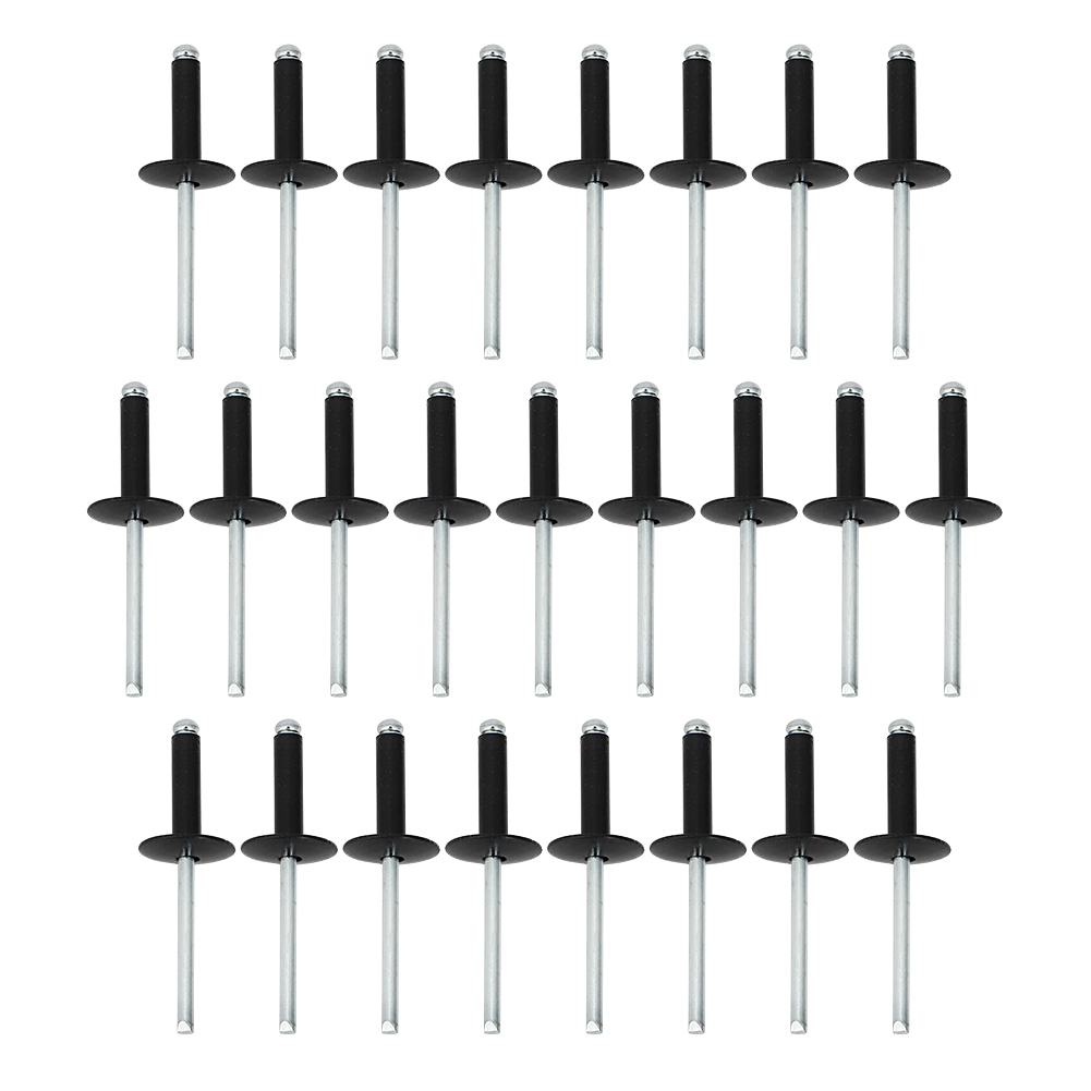 US 25pc Pop Rivet Black Aluminum Set 3/16 for Ski Doo SKI-DOO 293150108 ...