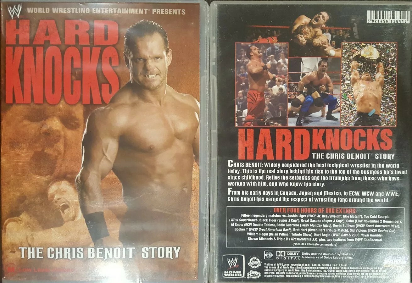 HARD KNOCKS THE CHRIS BENOIT STORY RARE DVD WWE WWF WORLD WRESTLING ...