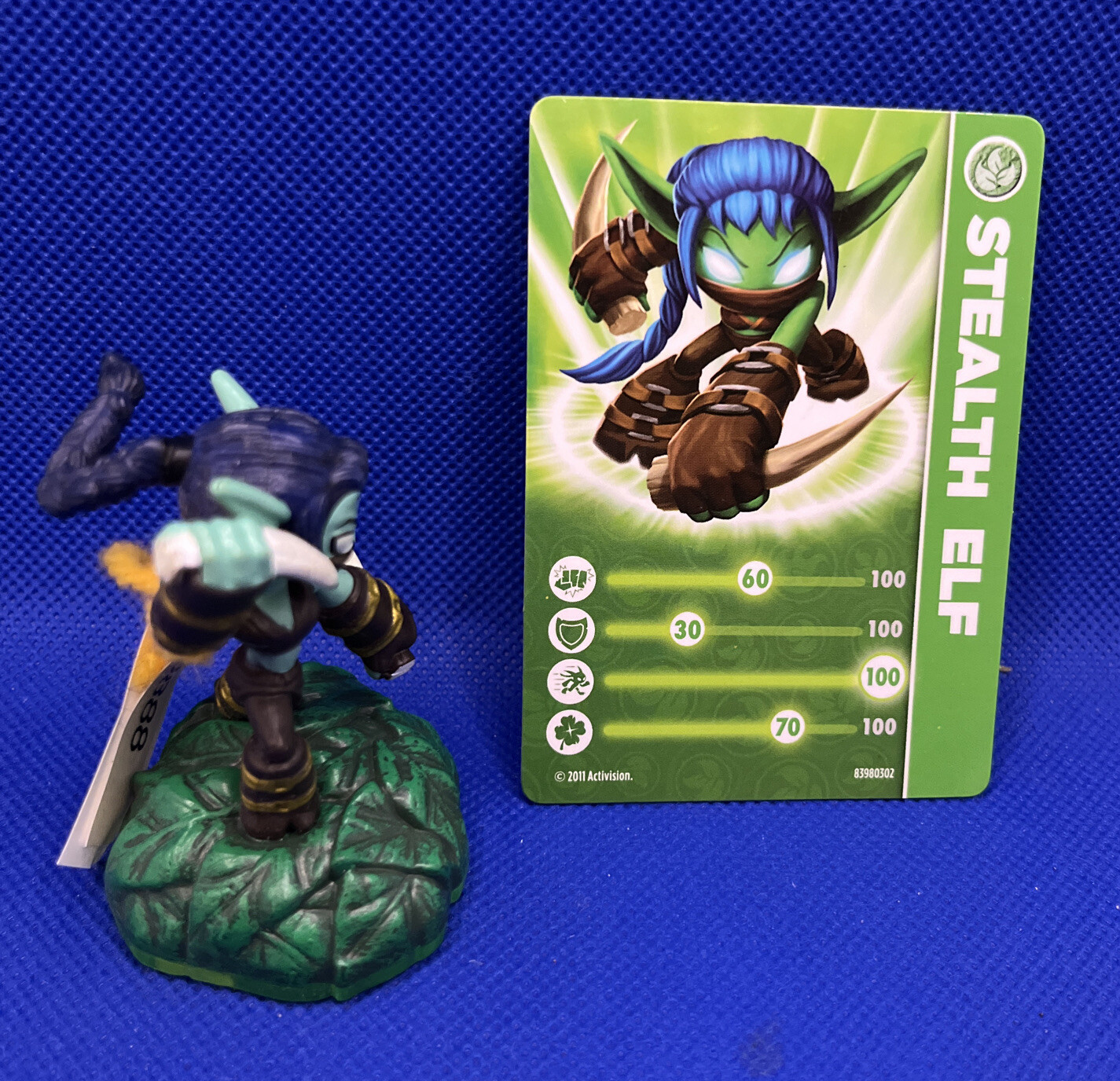 🔥 Skylanders Swapforce: Stealth Elf Model #83980888 w/ Skylander Card 🎮 ...