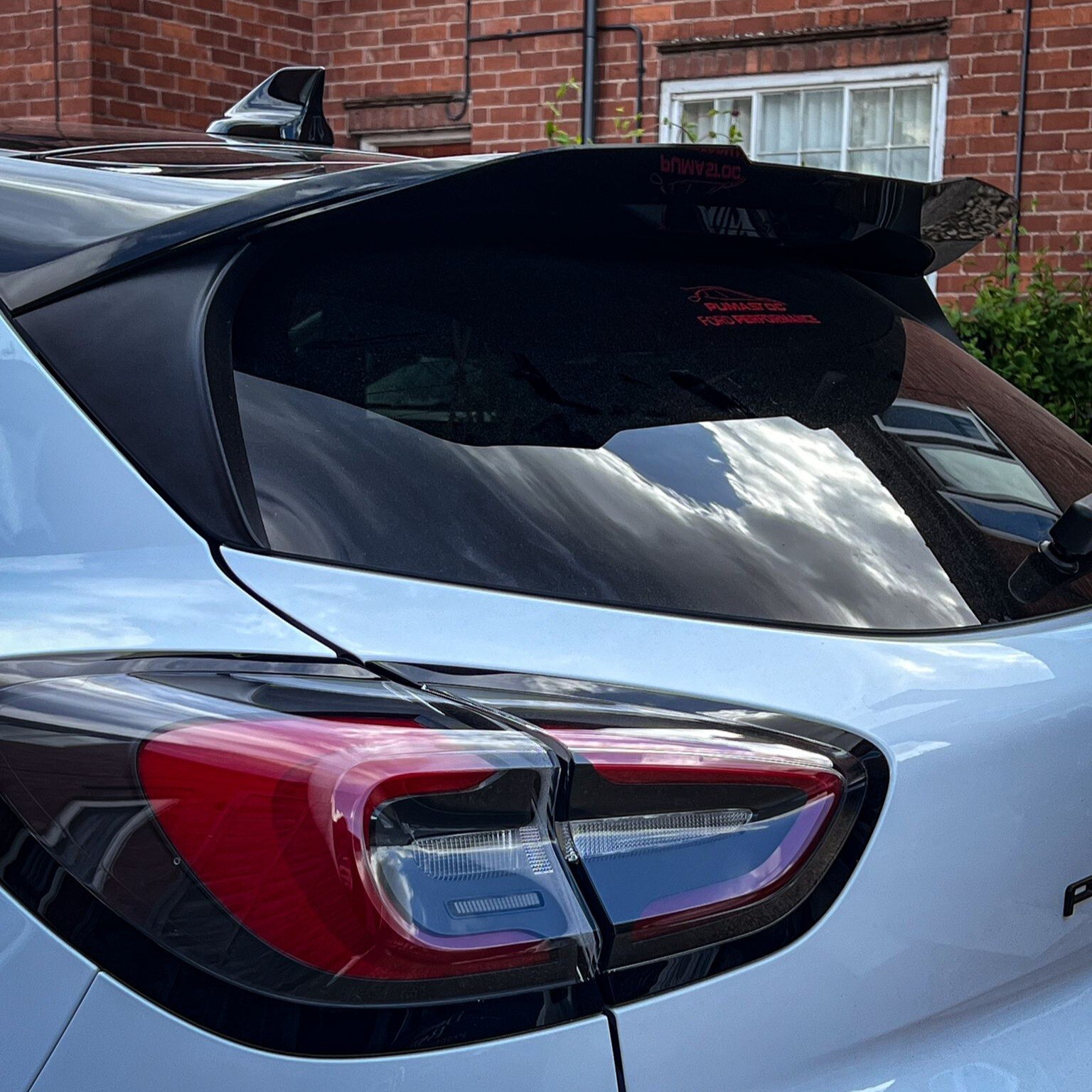 Boot Spoiler roof wing lip spoiler extension fits Ford Puma ST V1 Fin ...