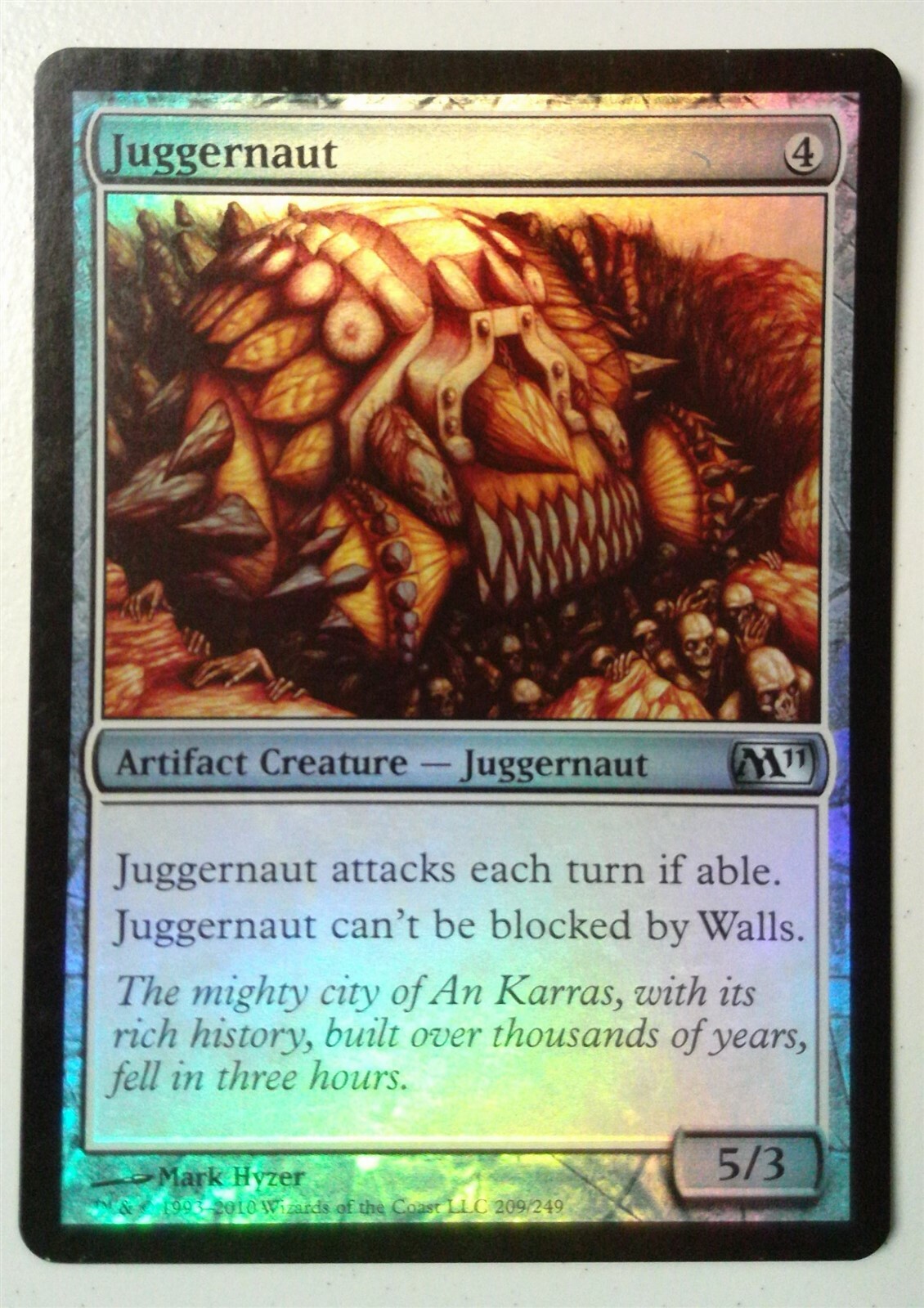 Juggernaut *FOIL Uncommon* Magic MtG x1 M11 SP | eBay