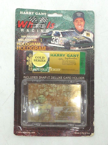 Harry Gant Racing Hologram Silver Series Wheels Racing Collectible ...