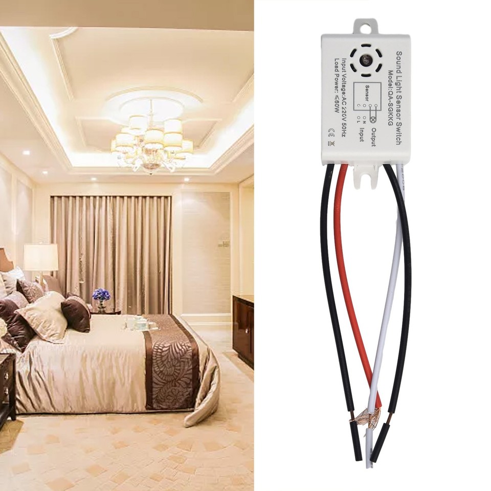 Sound Sensor Light Switch Sound Control Switch Automatic Control Fire ...
