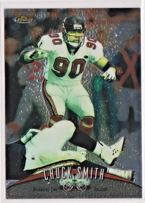 Chuck Smith Atlanta Falcons Defensive End 1998 Finest Card # 64 Near ...