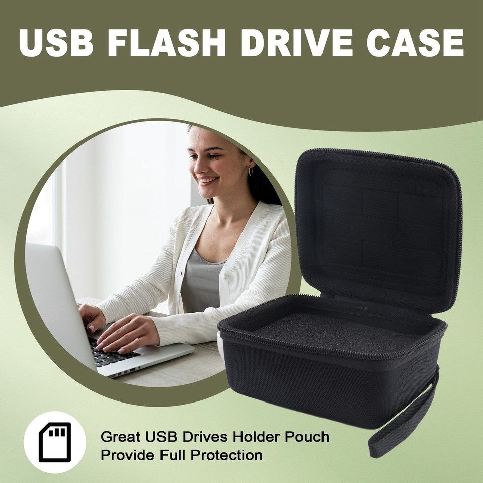 2X USB Flash Drive Case, Thumb Drive, Memory Card SDXC SDHC Card Holder7715 | eBay Australia