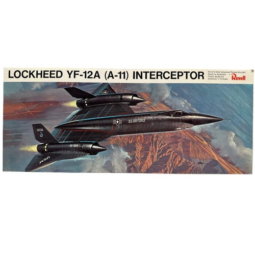 Revell 1/72 Lockheed YF-12A (A-11) Interceptor Model Original Box 1966 ...