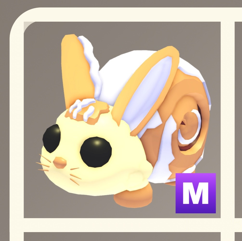 Adopt Me Bunny Swirl - Mega Neon (M) - Roblox | eBay