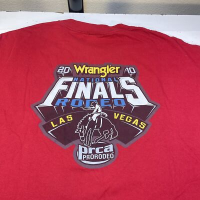 WRANGLER PRCA PRO RODEO GEAR LAS VEGAS FINALS NFR COWBOY TEE T SHIRT Sz ...