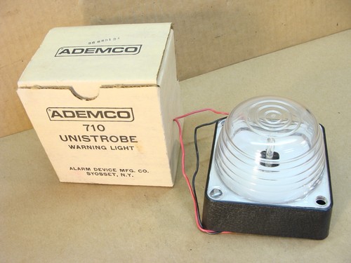 NEW ADEMCO UNISTROBE 710 clear strobe light | eBay