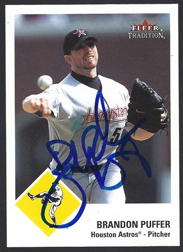 2003 Fleer Tradition #253 Brandon Puffer IP autograph signed card | eBay