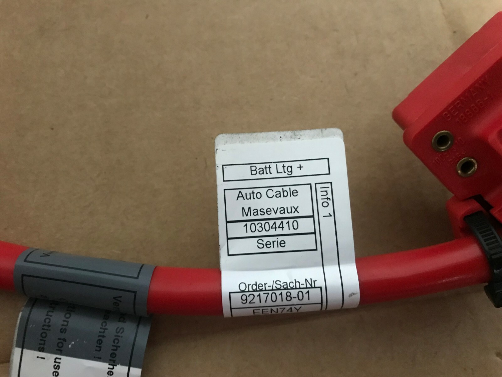 BMW E87 E84 128I 135I X1 BATTERY POWER POSITIVE TERMINAL PLUS POLE ...