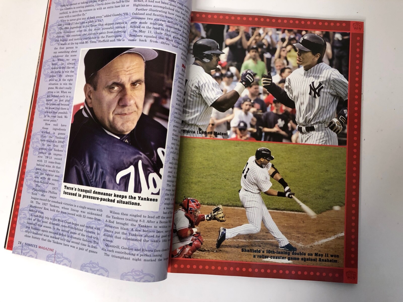 June 2004 New York Yankees Magazine * A Rod, Jeter, Torre | eBay