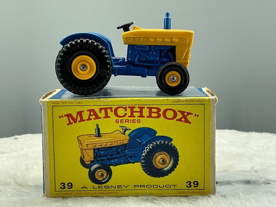 Matchbox lesney #39C Ford Tractor,1967,TALL STACK,n,Mint boxed all ...