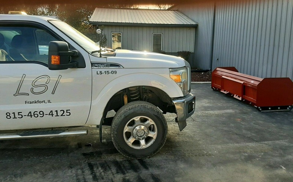 10' x 36" Global Euro Snow Pusher Box Plow HD back drag John Deere ...