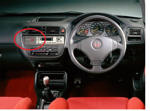 GENUINE HONDA CIVIC TYPE R EK9 DASHBOARD PLAQUE BADGE - RX EK4 EJ9 EK3 ...