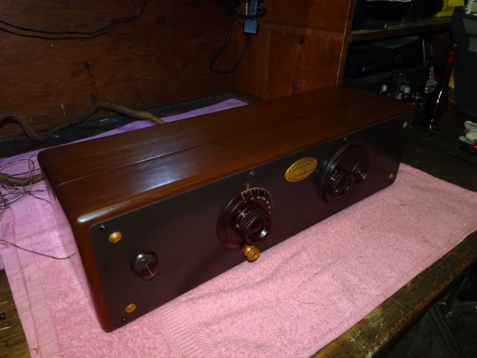 Atwater Kent Tube Radio Receiver Set Model 36 AC Vintage 1927 Six Tubes ...